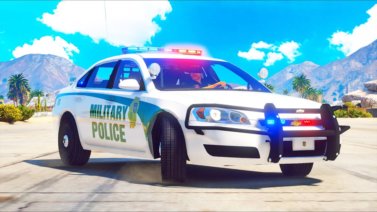 NEW Military Police Patrol in GTA 5!! (Police Mod) - YouTube