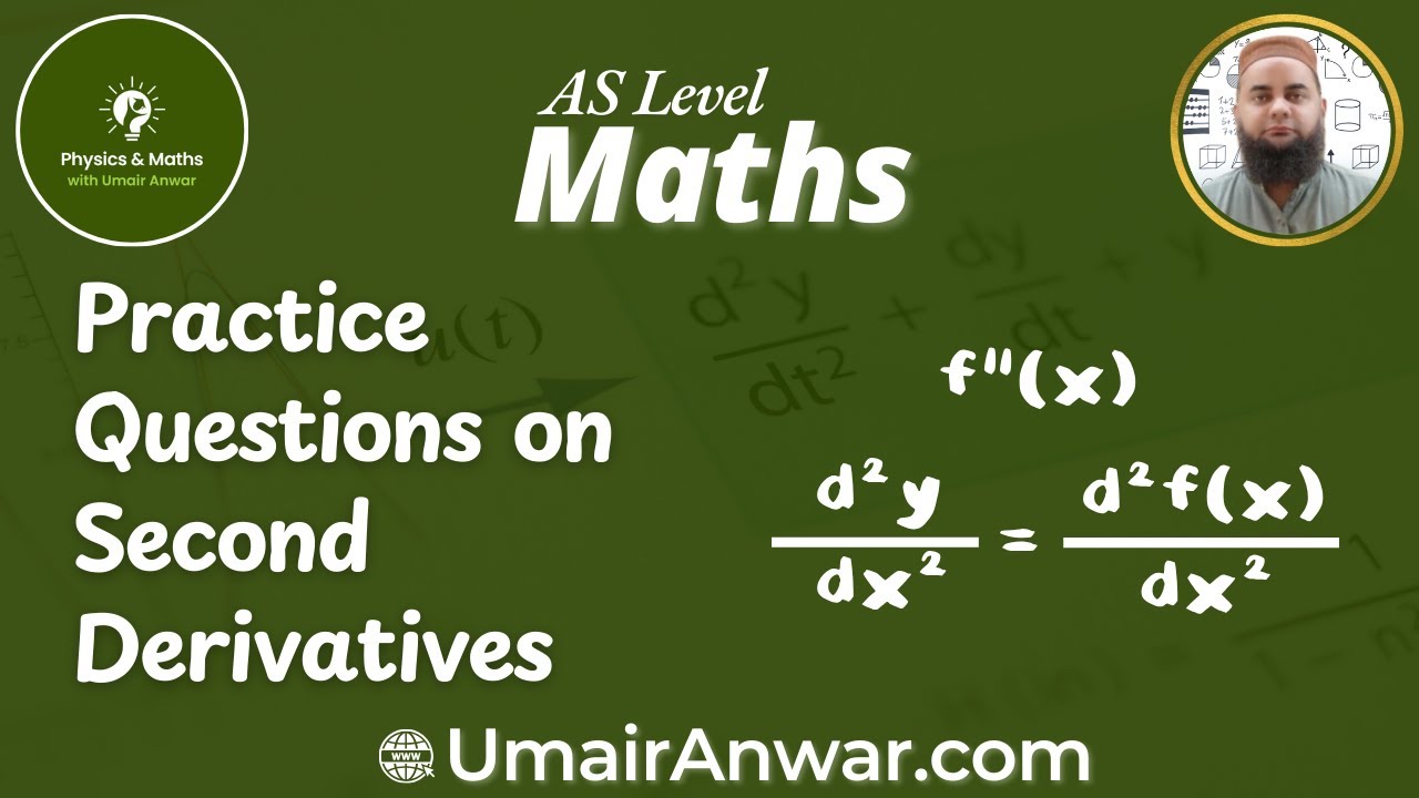 12. Second Derivatives Practice Questions | GCSE, IGCSE & Edexcel AS ...
