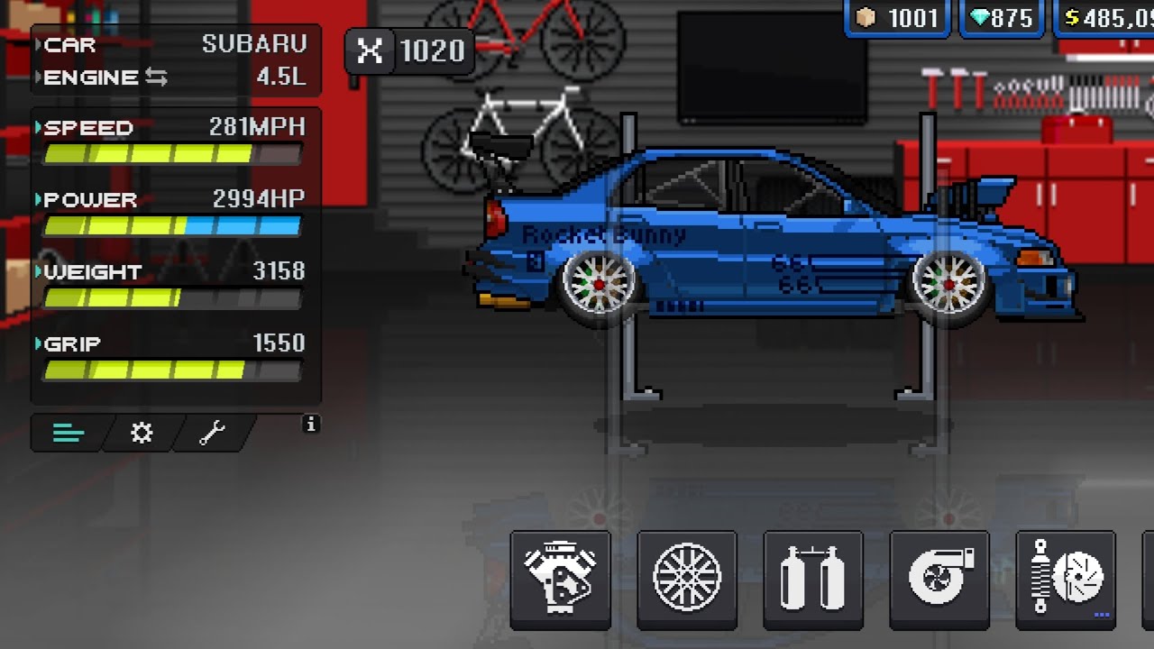 Subaru Build | Pixel Car Racer | THE PIXEL GAMING 2 - YouTube