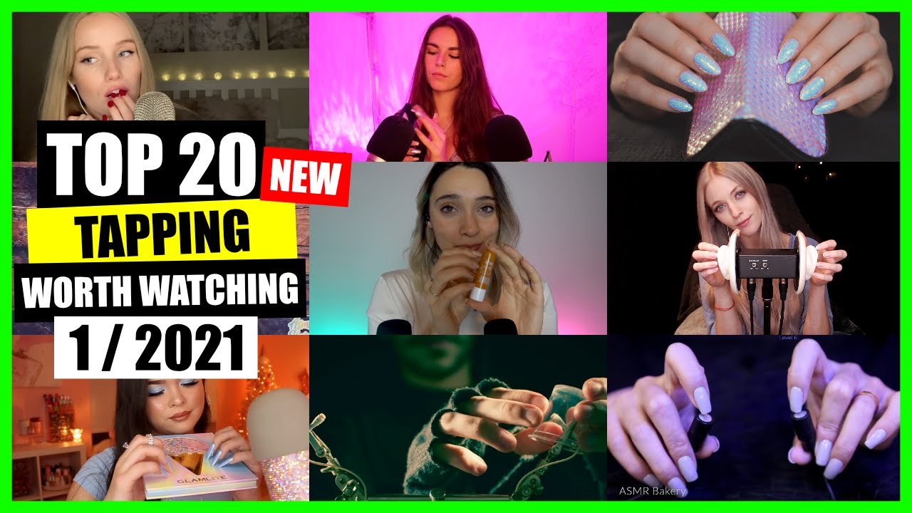 ASMR / TAPPING (Nail Tapping, Fast Tapping, No Talking) / TOP 20 / 1 ...