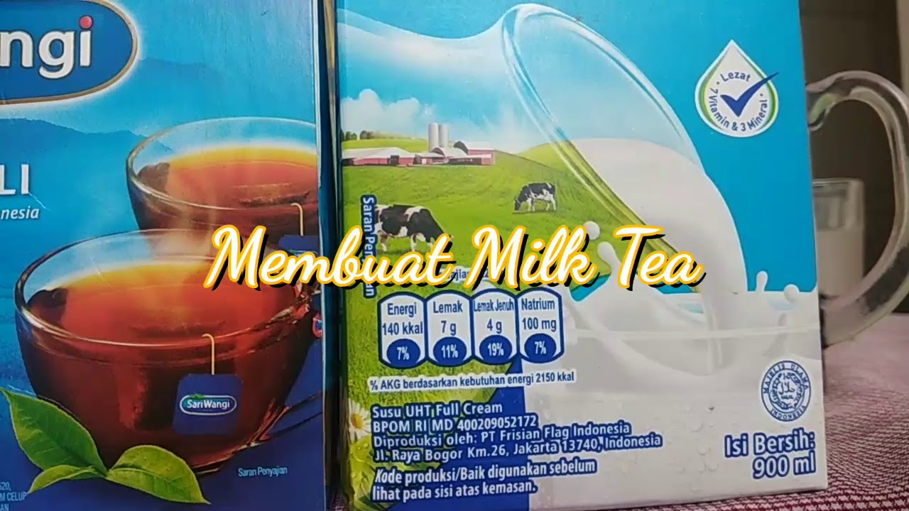 Keisha Membuat Milk Tea - YouTube