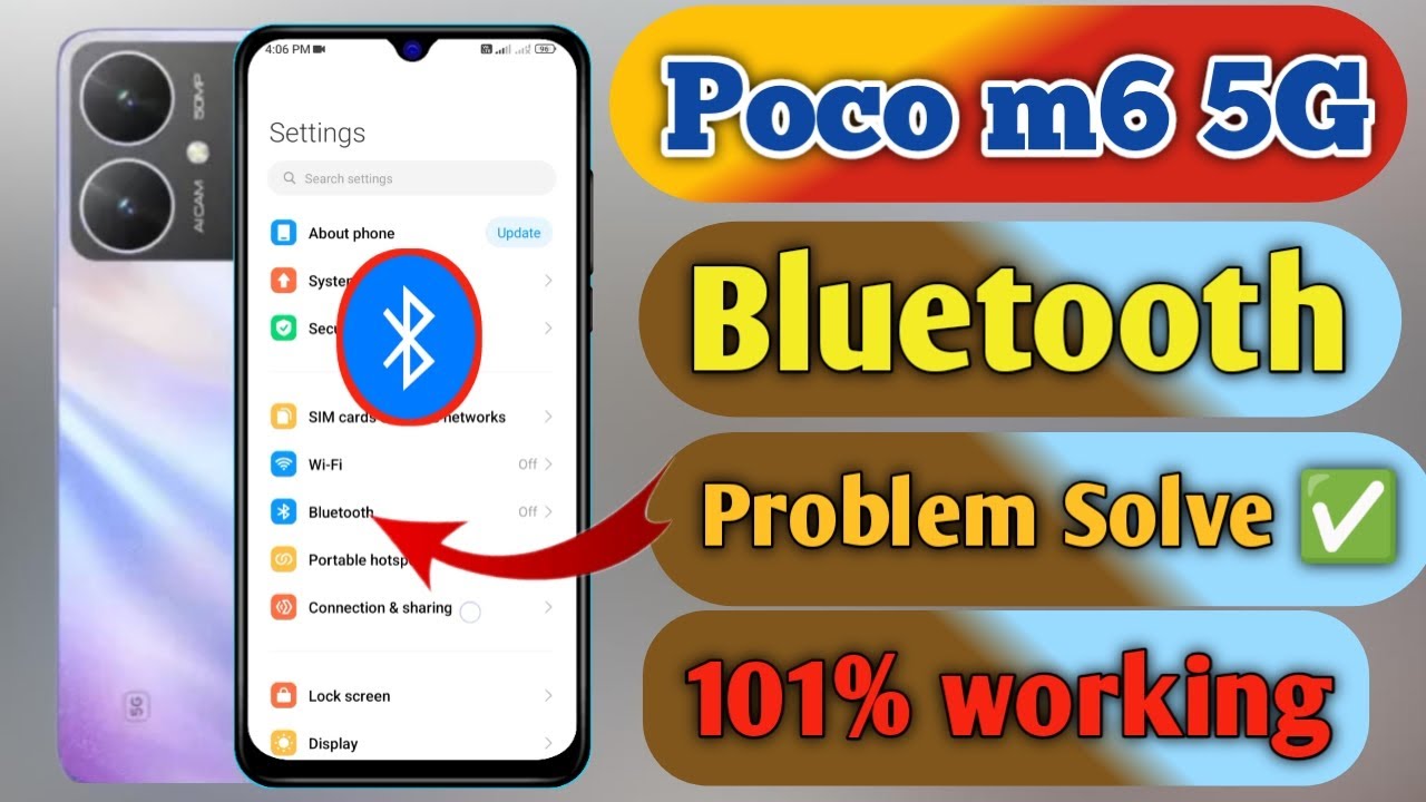 poco m6 5g bluetooth problem, poco m6 5g bluetooth connect problem ...