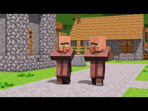 la vida aldeana en minecraft - YouTube