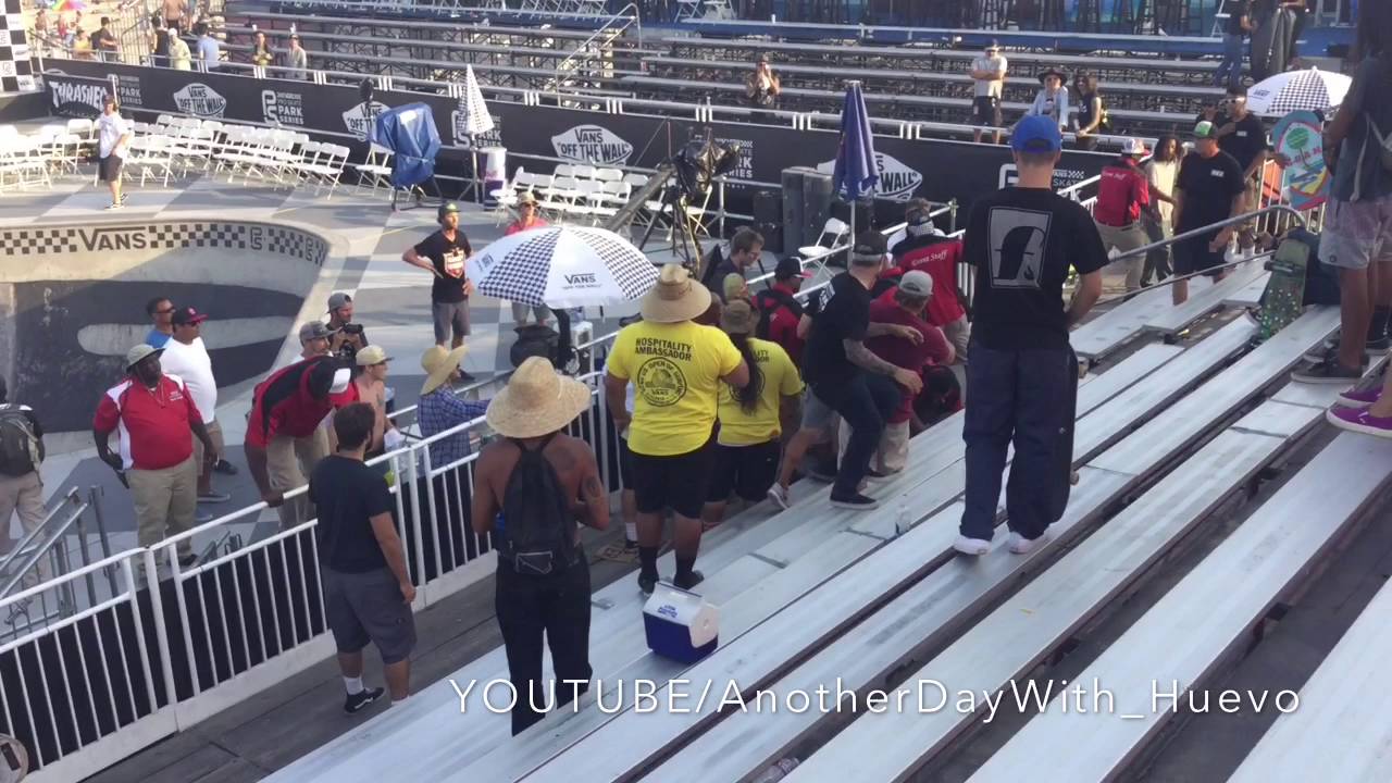 Huntington beach Vans US OPEN FIGHT!! - YouTube
