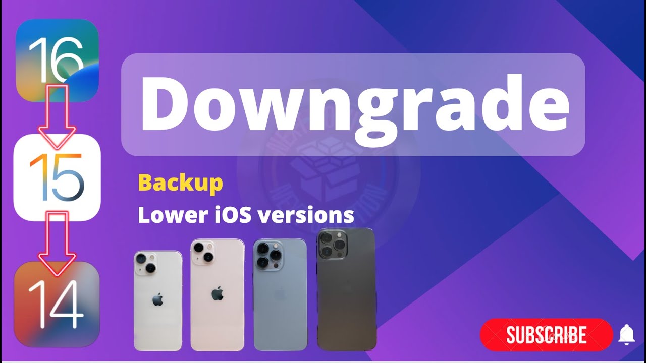 How to Downgrade iPhone Backup - iOS 16 to Any Lower Version - Full ...
