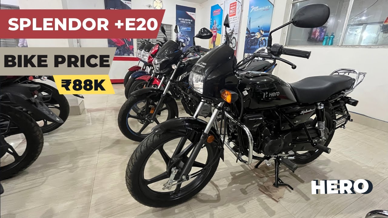 New Hero Splendor Plus Black Color-i3s Honest Review Splendor Plus Bs6🔥 ...