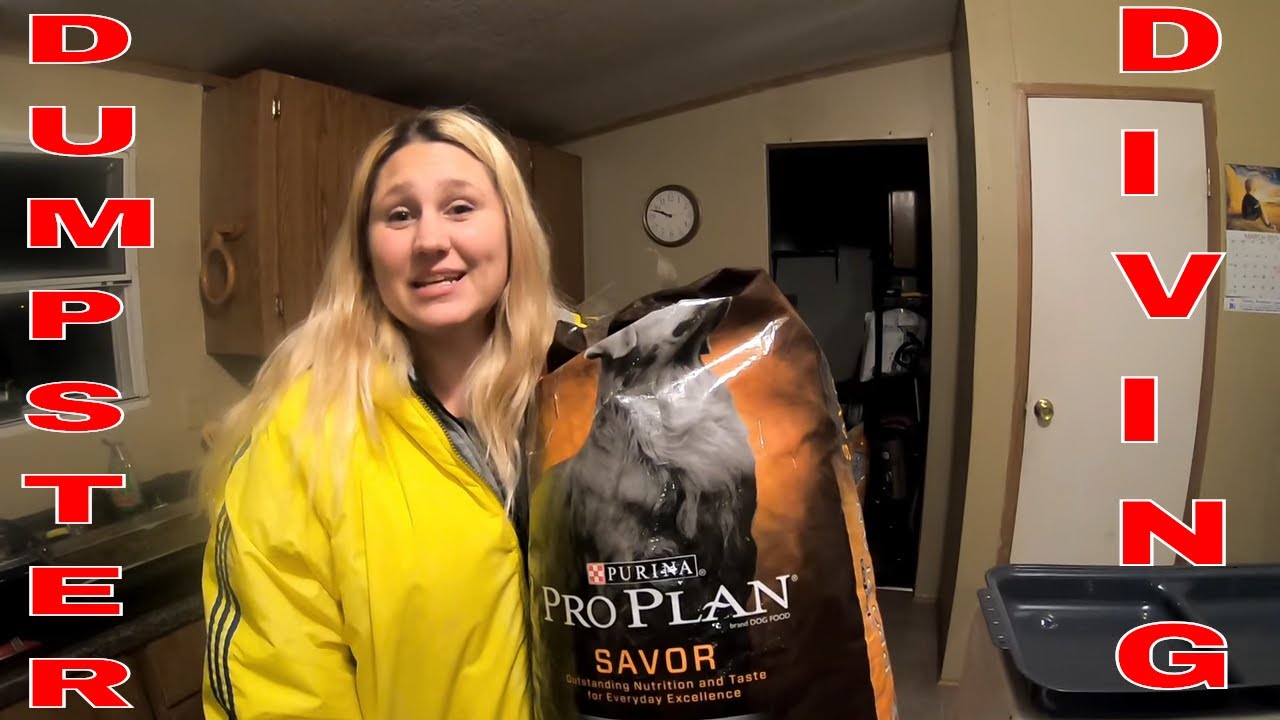 Cute Blonde Goes Dumpster Diving | Look What She Found! - YouTube