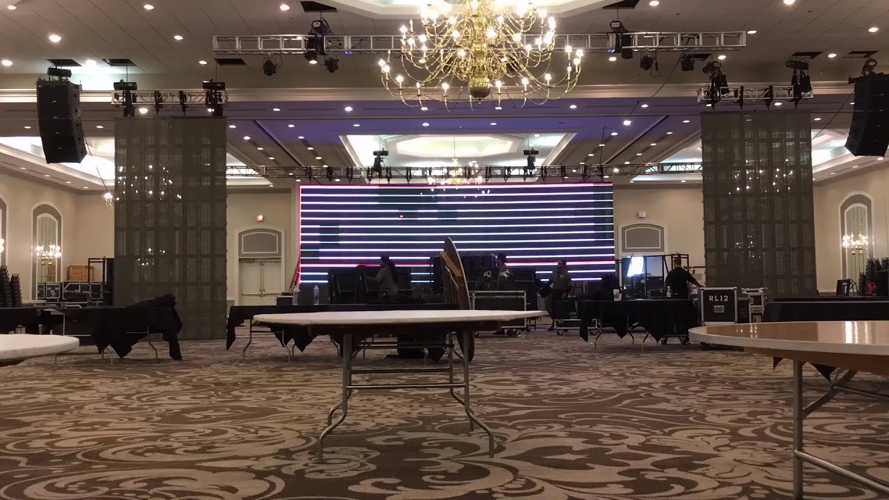 Building LED Wall Time lapse - YouTube