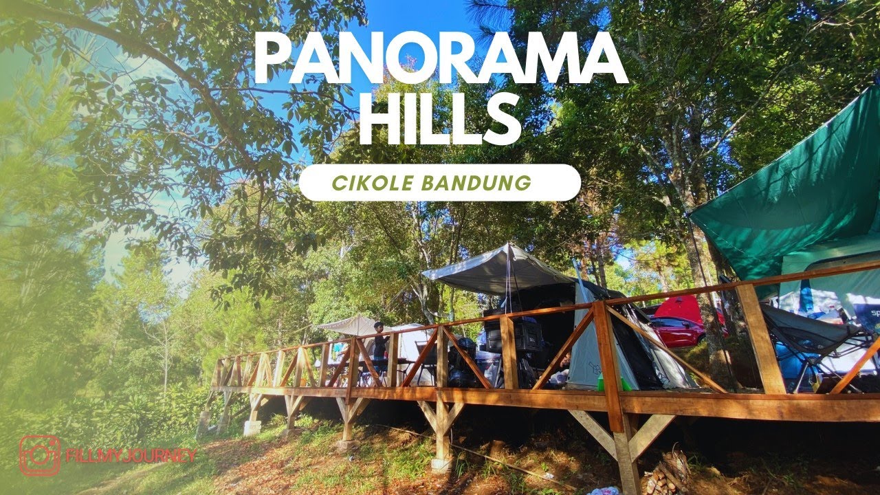 Panorama Hills Camping Ground Baru di Cikole - YouTube