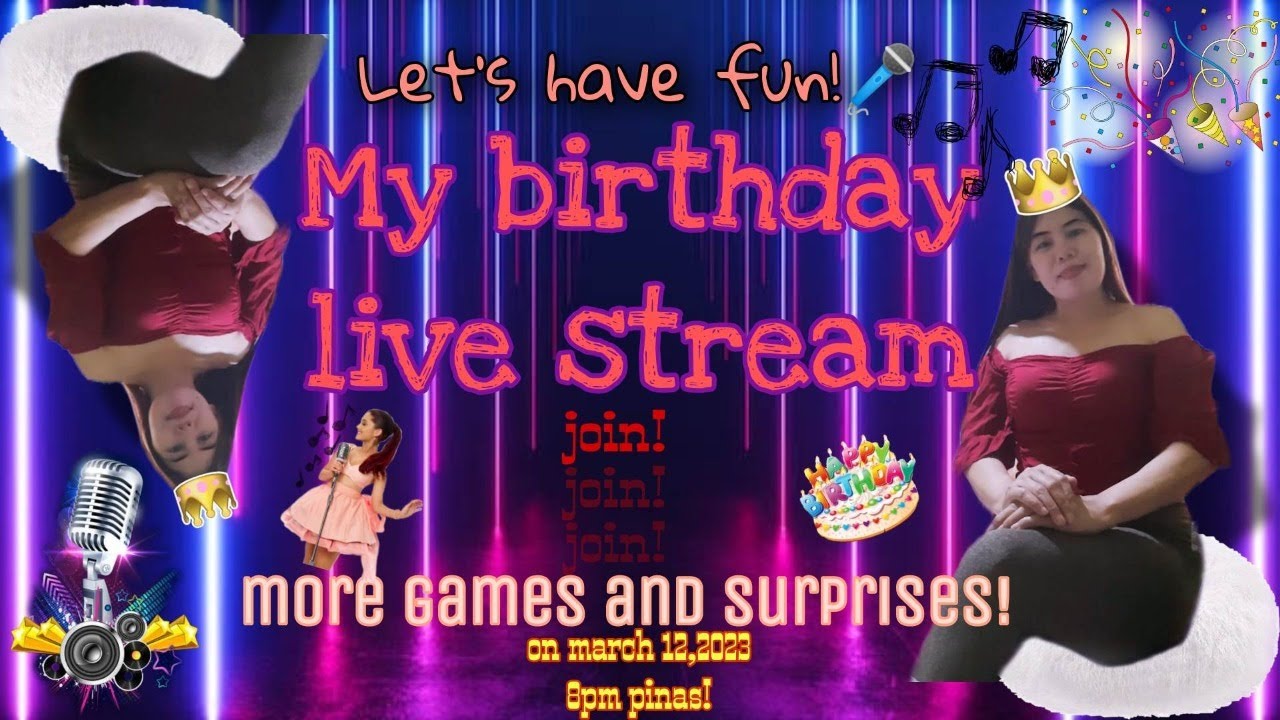 Birthday celebration welcome to my live streaming - YouTube