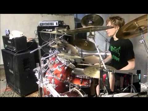 Remington Roberts of Necrocide REHEARSAL DRUM CAM - YouTube
