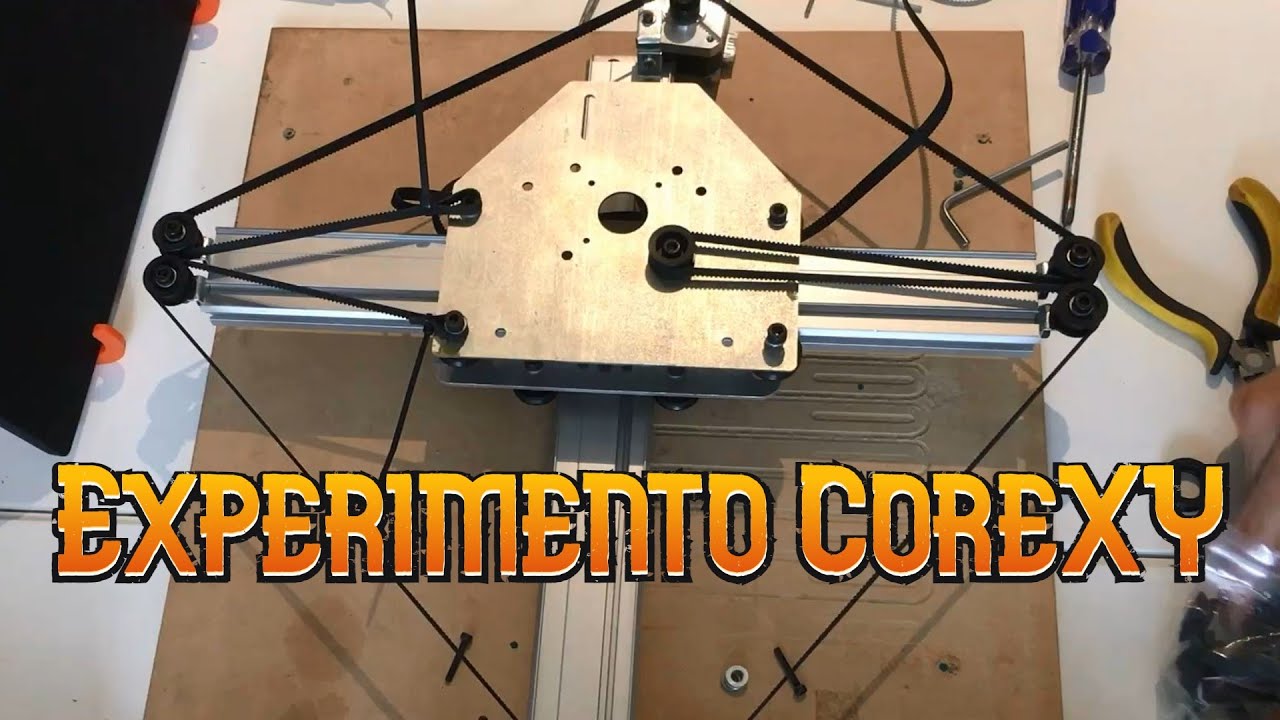 Experimento estructura CoreXY - YouTube