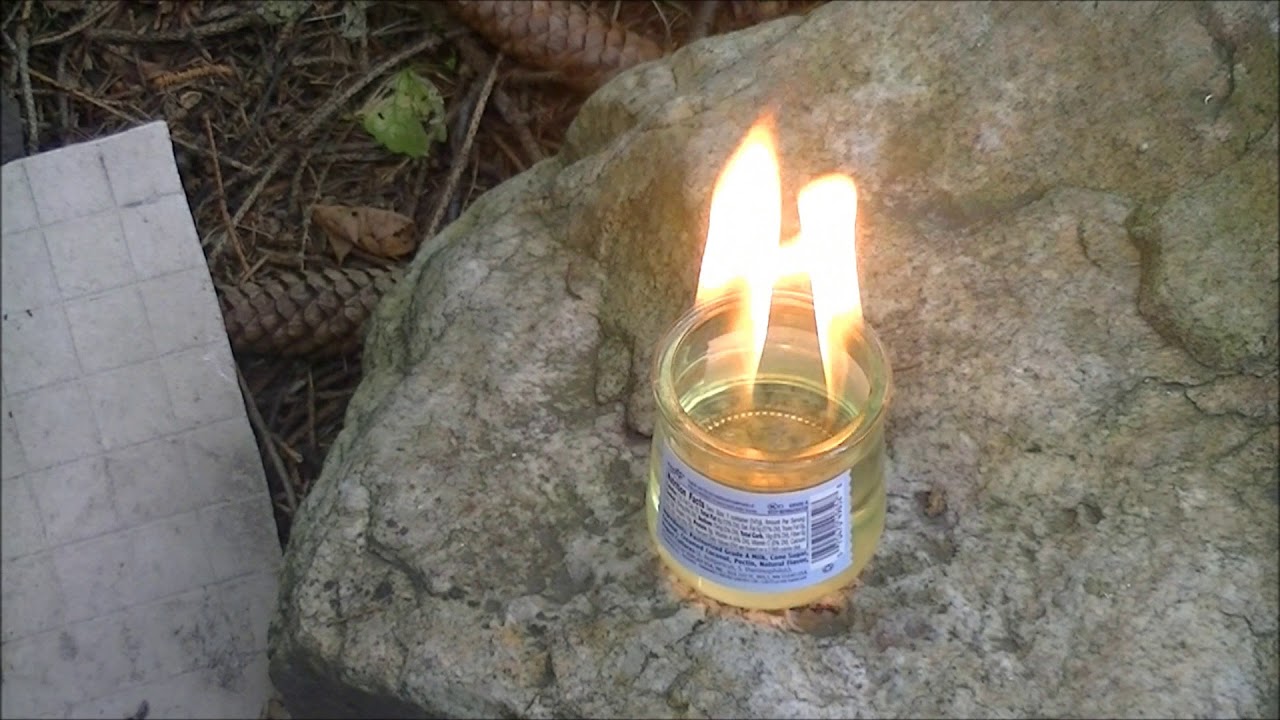 Oil + Alcohol = SUPER FIRE (DIY Wickless Oil Lamp) - YouTube
