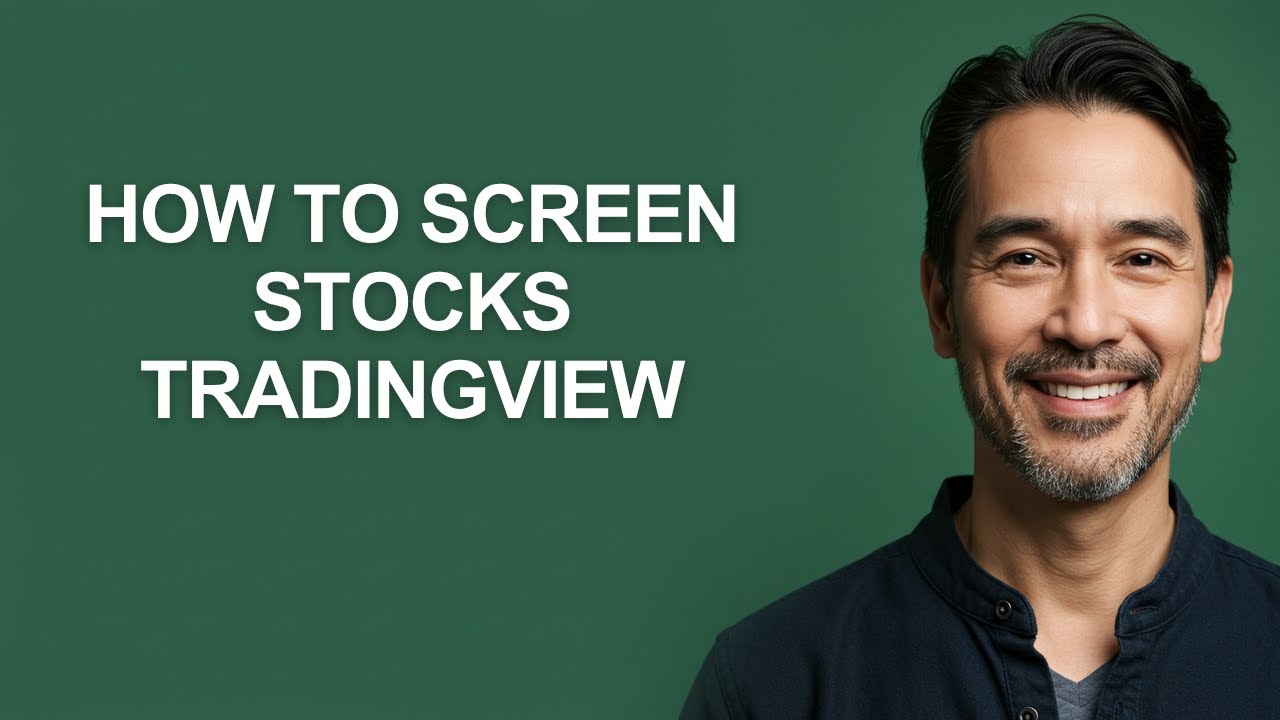 How to Screen Stocks Tradingview - KevinHowTo - YouTube