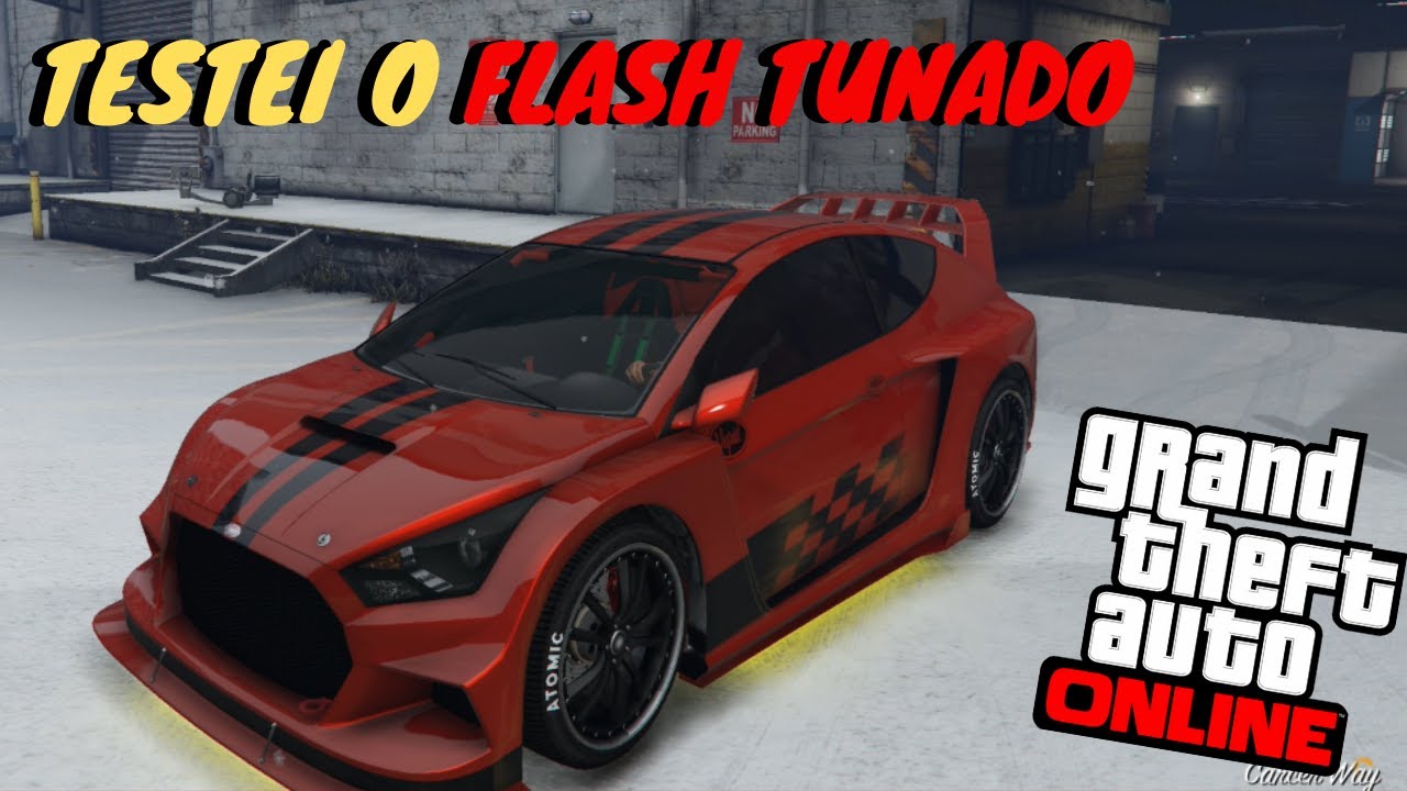 Gta V Online: Testando o Flash GT Na Neve | GTA Online Carro Pra Neve ...
