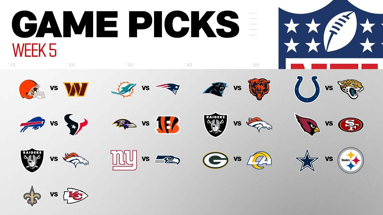 Week 5 Game Picks! - YouTube