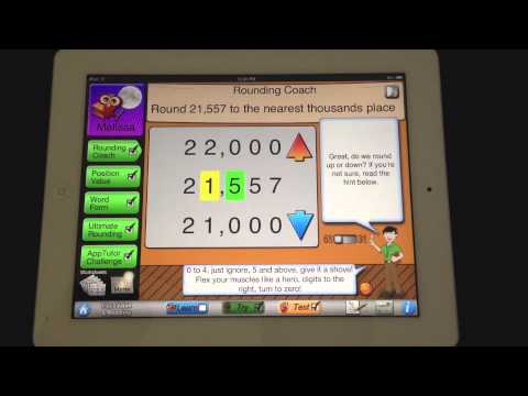 AppTutor Place Value and Rounding App - YouTube