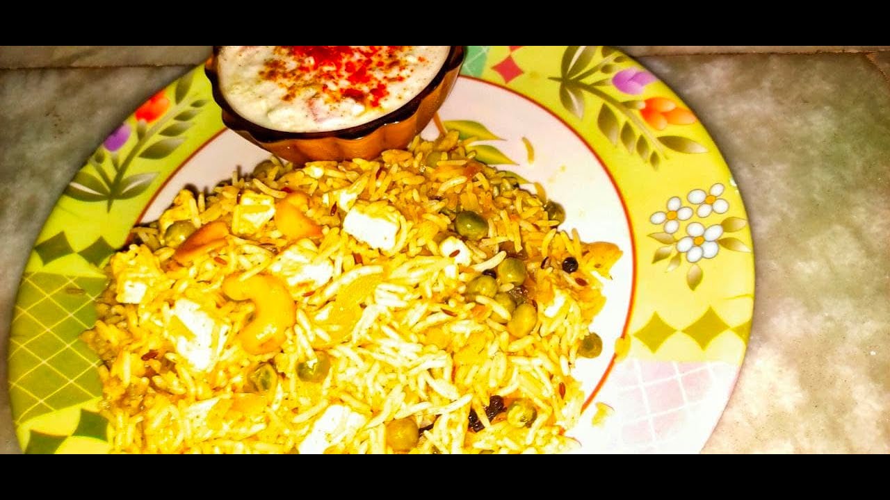 Masala rice with Raita - YouTube