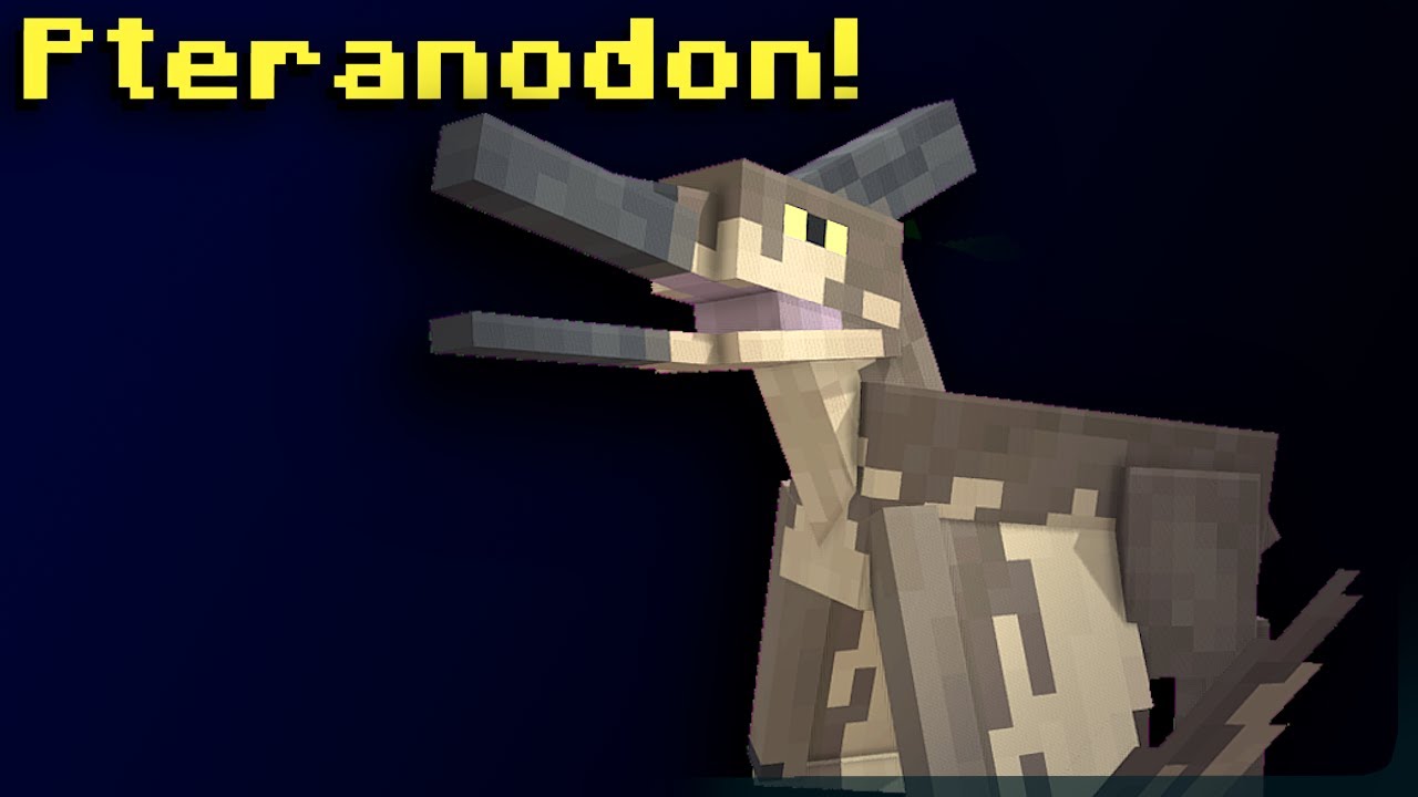 Pteranodon! - Minecraft Dinosaur Addon - YouTube