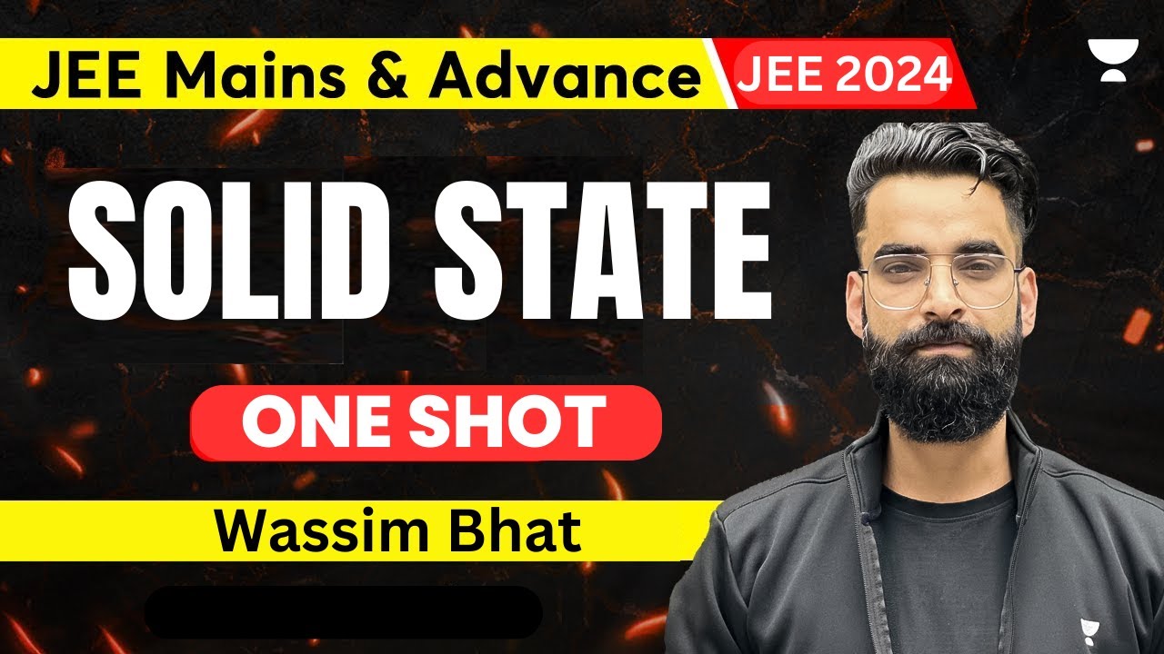 Solid State in One Shot | JEE 2024 | Wassim Bhat - YouTube