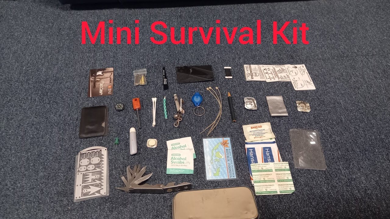 Urban survival kit, untuk persiapan darurat ringan - YouTube