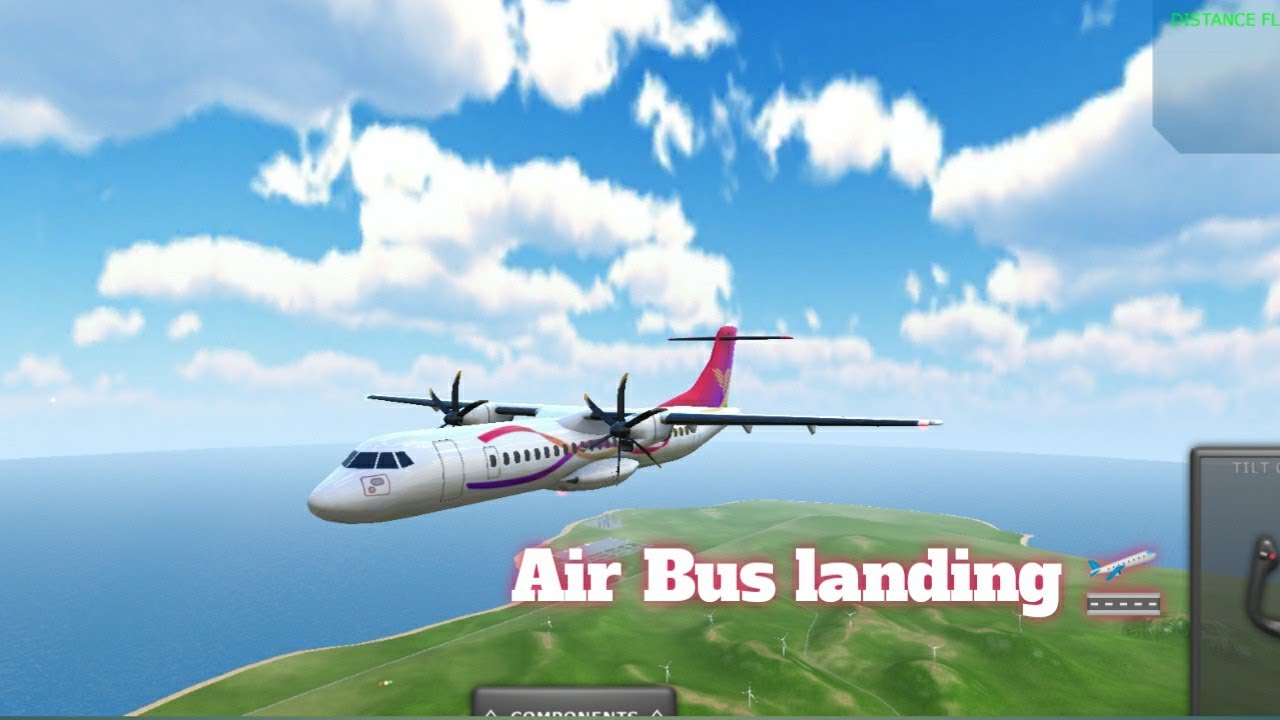Flight Simulator || Turbo Flight || Simulator || airport ( Landing . On ...