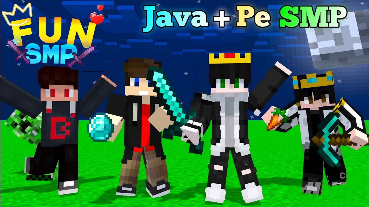 24/7 Minecraft Public SMP || Minecraft Live Stream || Java + Pe 24/7 Public SMP - YouTube