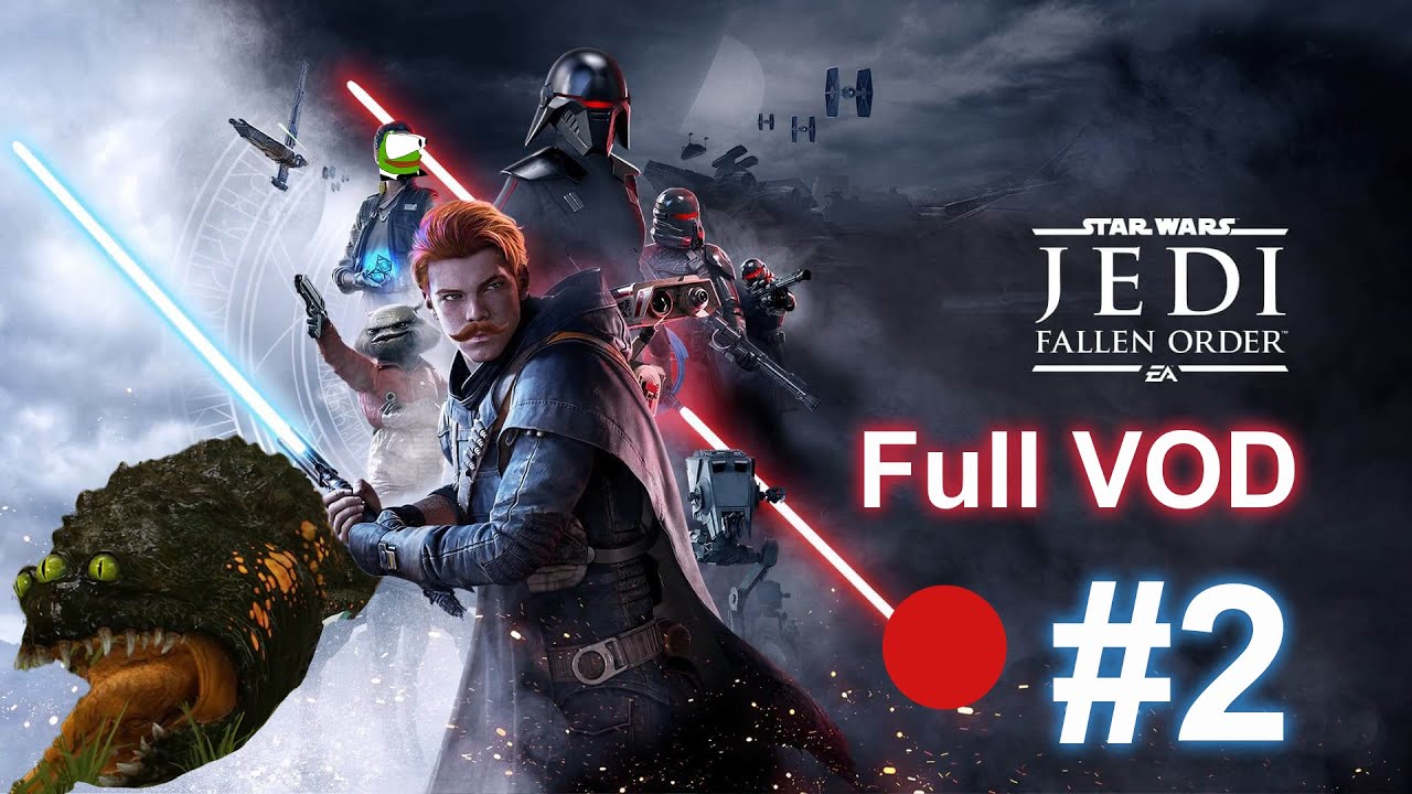 Star Wars Jedi: Fallen Order 🔴 Getting licked by a huge Frog! / 100% ...