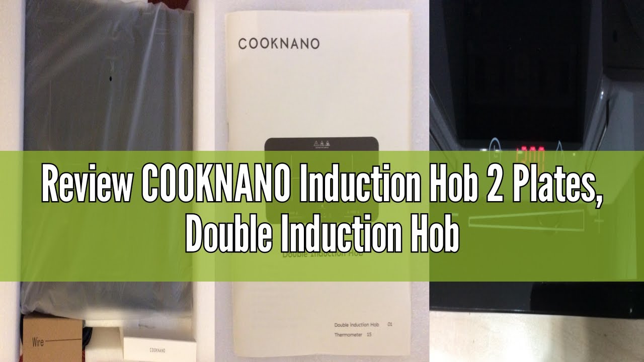 Review COOKNANO Induction Hob 2 Plates, Double Induction Hob ...