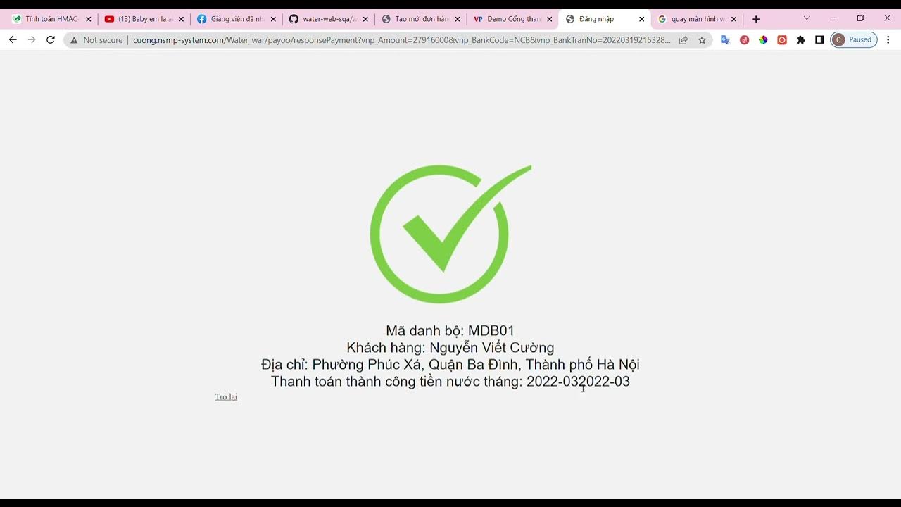 Tích hợp VnPay thanh toán trong Spring boot - YouTube