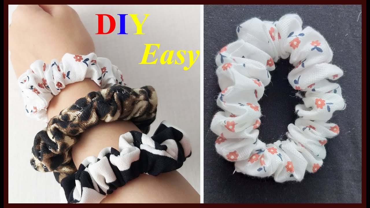 How to Make a Scrunchie easy Amazing diy Ideas | Handmade Art Crafts ...