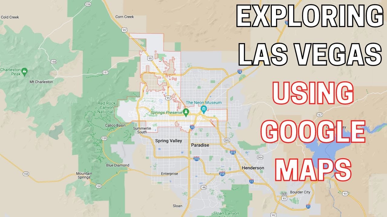 Brit Explores Las Vegas Using Google Maps - YouTube