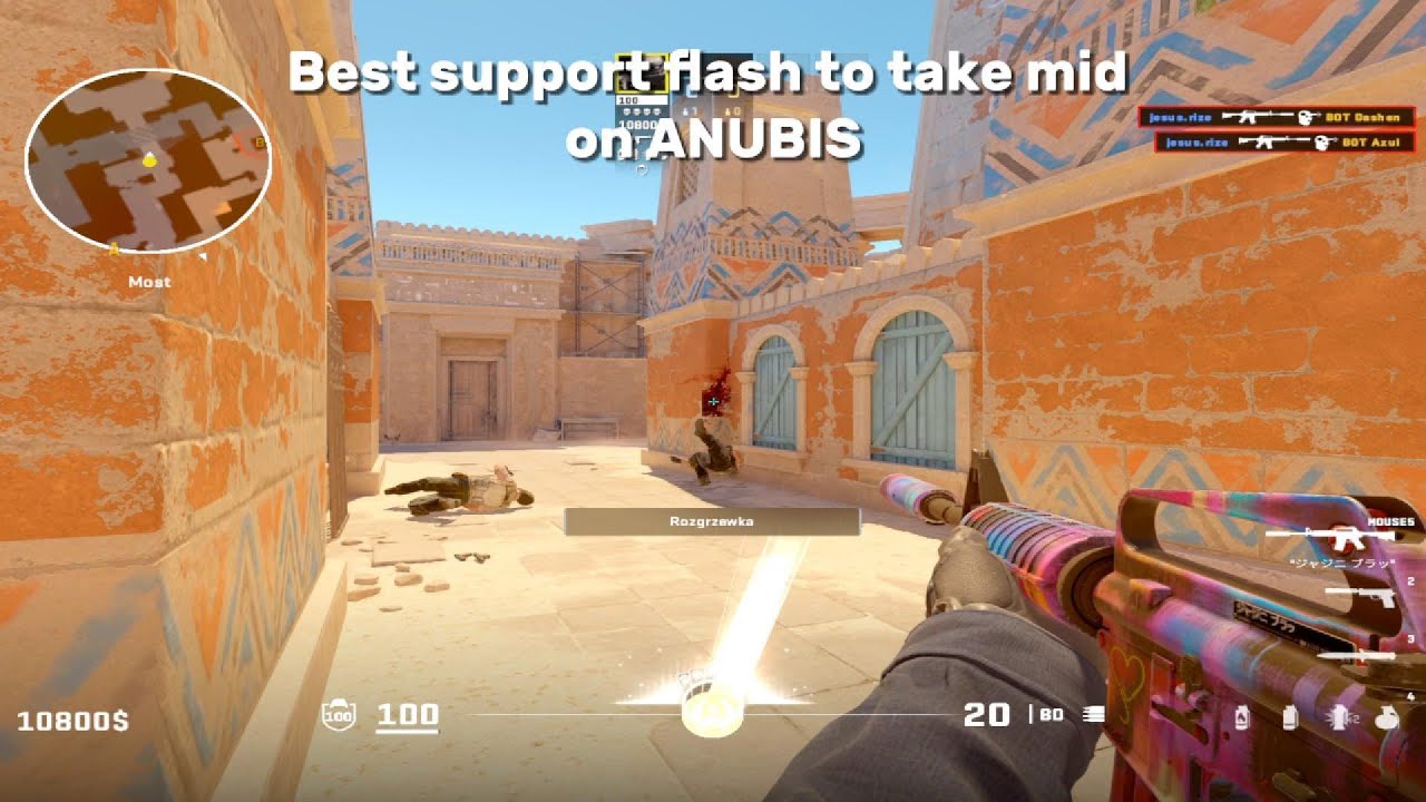 Best support flash to take mid on ANUBIS! 😁 - YouTube