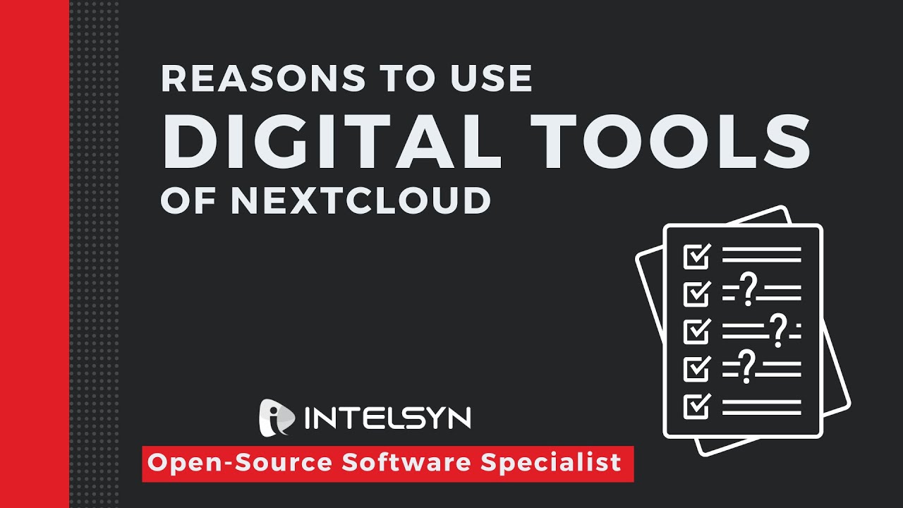 Reasons to use digital tools of Nextcloud? intelsyn - YouTube