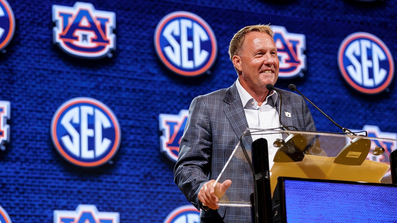 2023 SEC Media Day - Auburn Football Head Coach Hugh Freeze - YouTube
