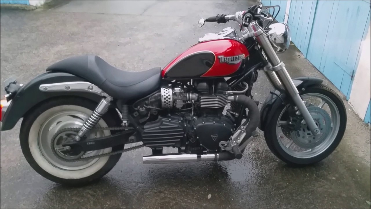 Triumph Bonneville Speedmaster 790cm3 2003 - YouTube