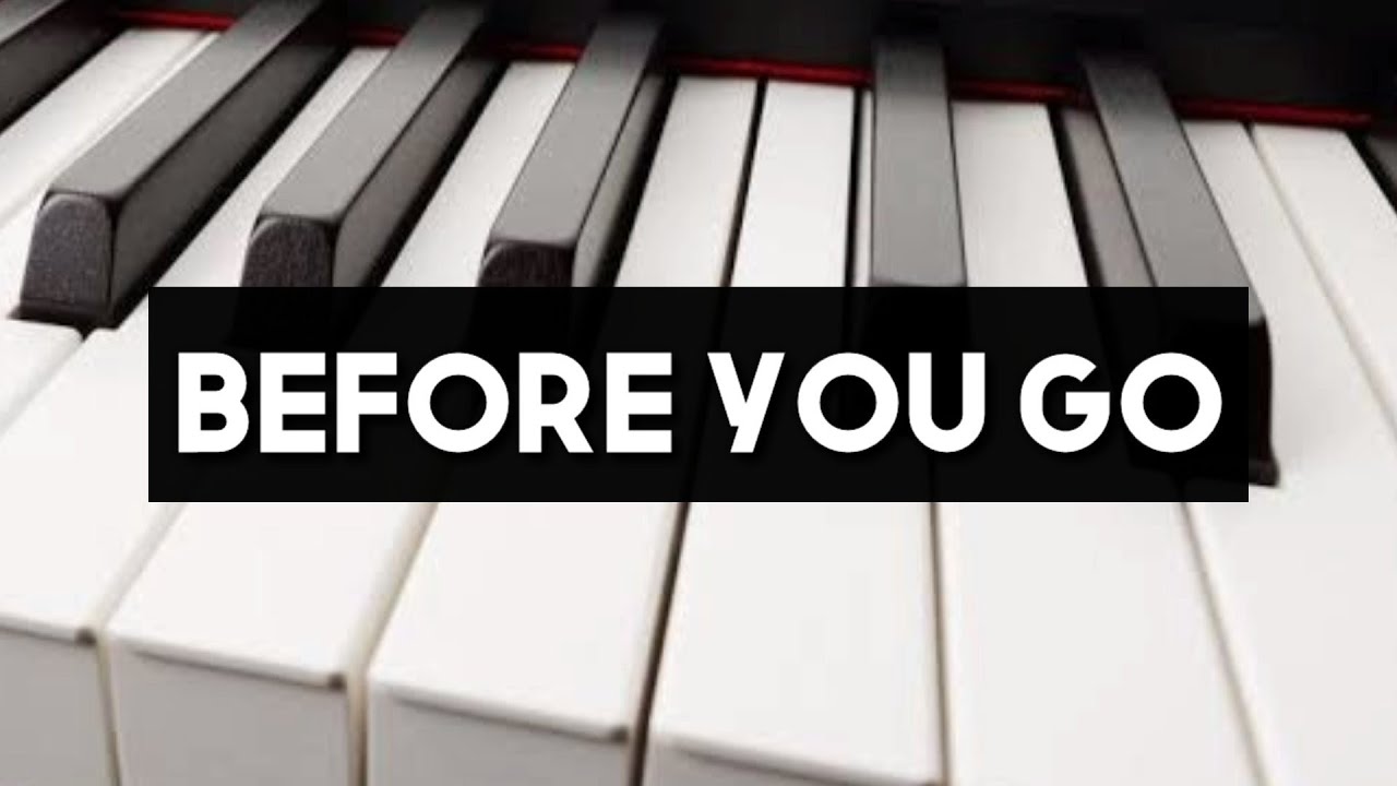 Before you go piano tutorial_Easy and fast_Titans club - YouTube