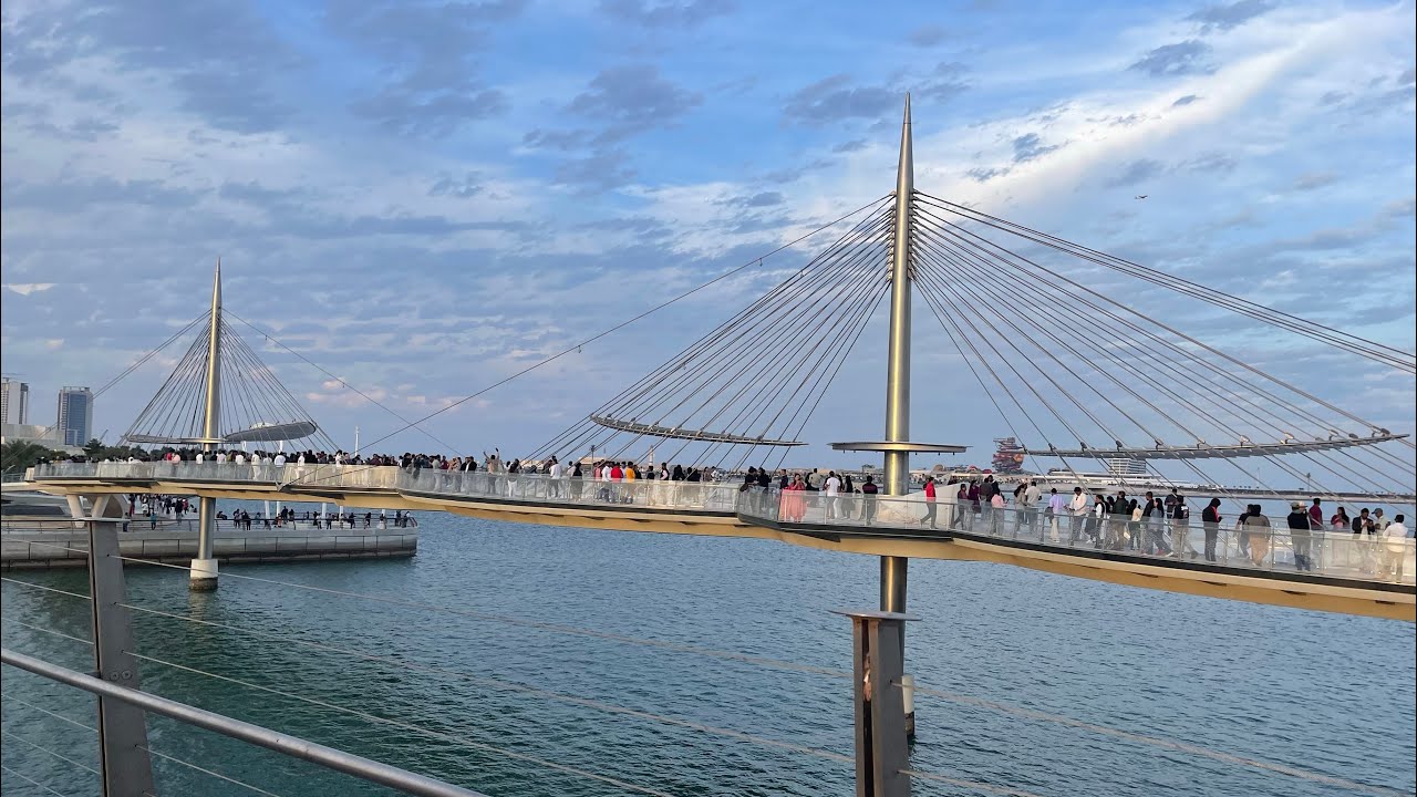 Qataifan bridge new bridge(LUSAIL QATAR)QATAR BRIDGE NEW - YouTube