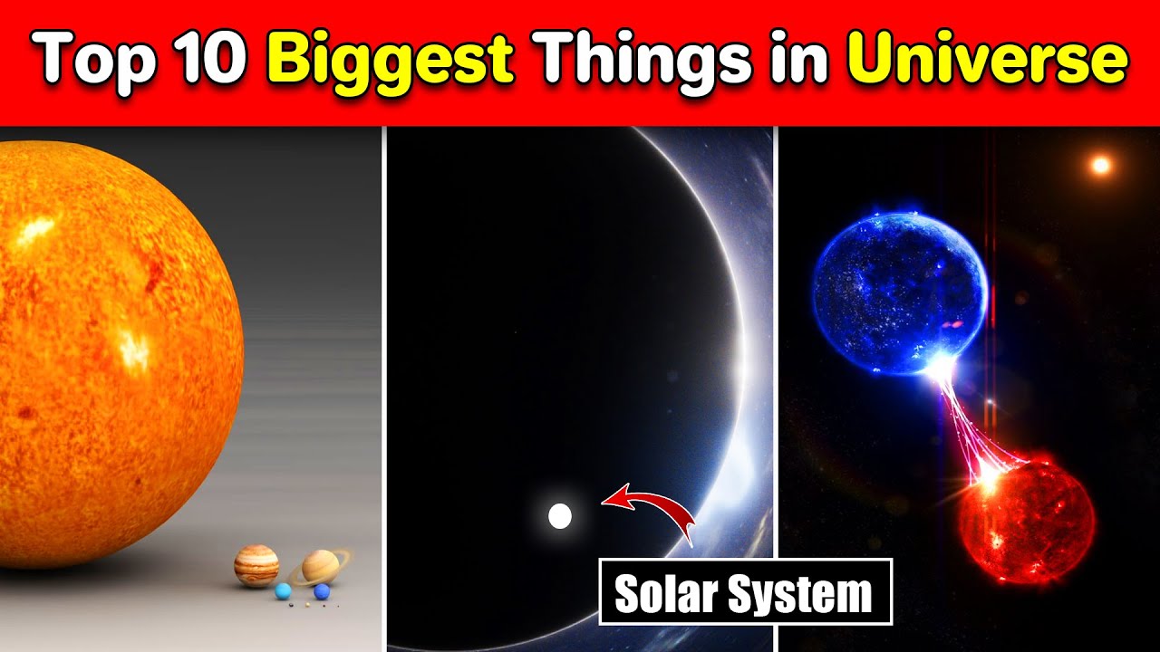 Top 10 Largest structures in space | Real Monsters !! | Ton 618 ...