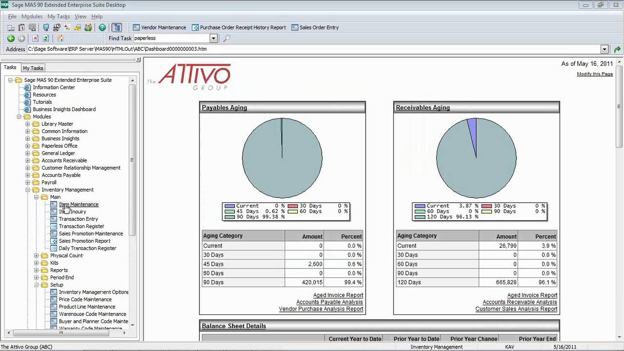 Warehouse Management in MAS 90 and MAS 200 - YouTube