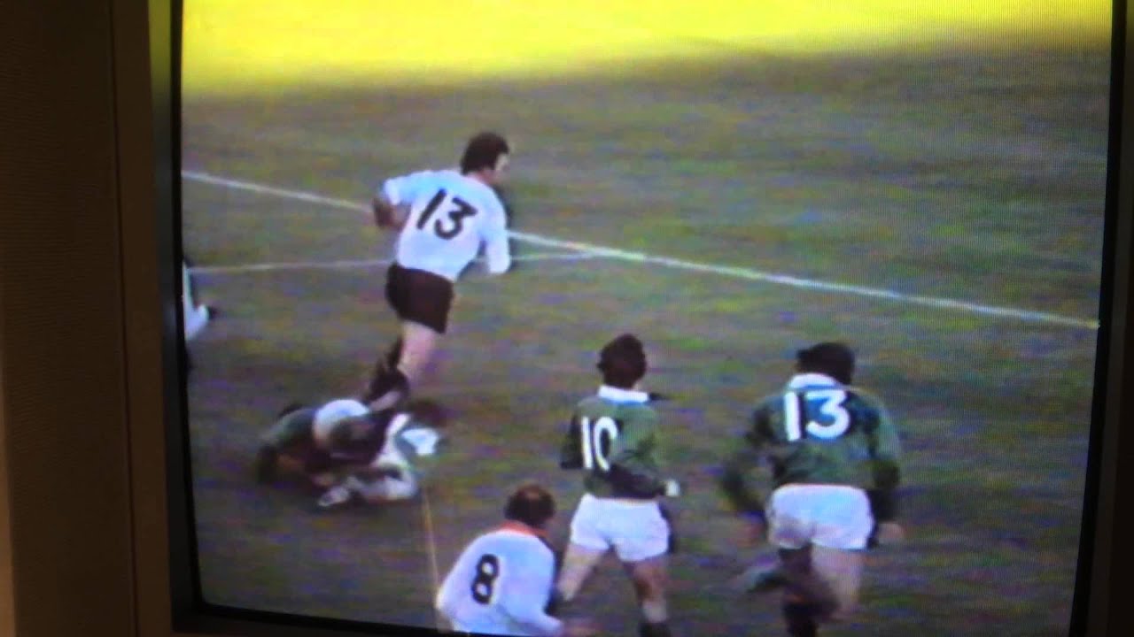 Danie Gerber op sy beste teen Ierland 1981 - YouTube