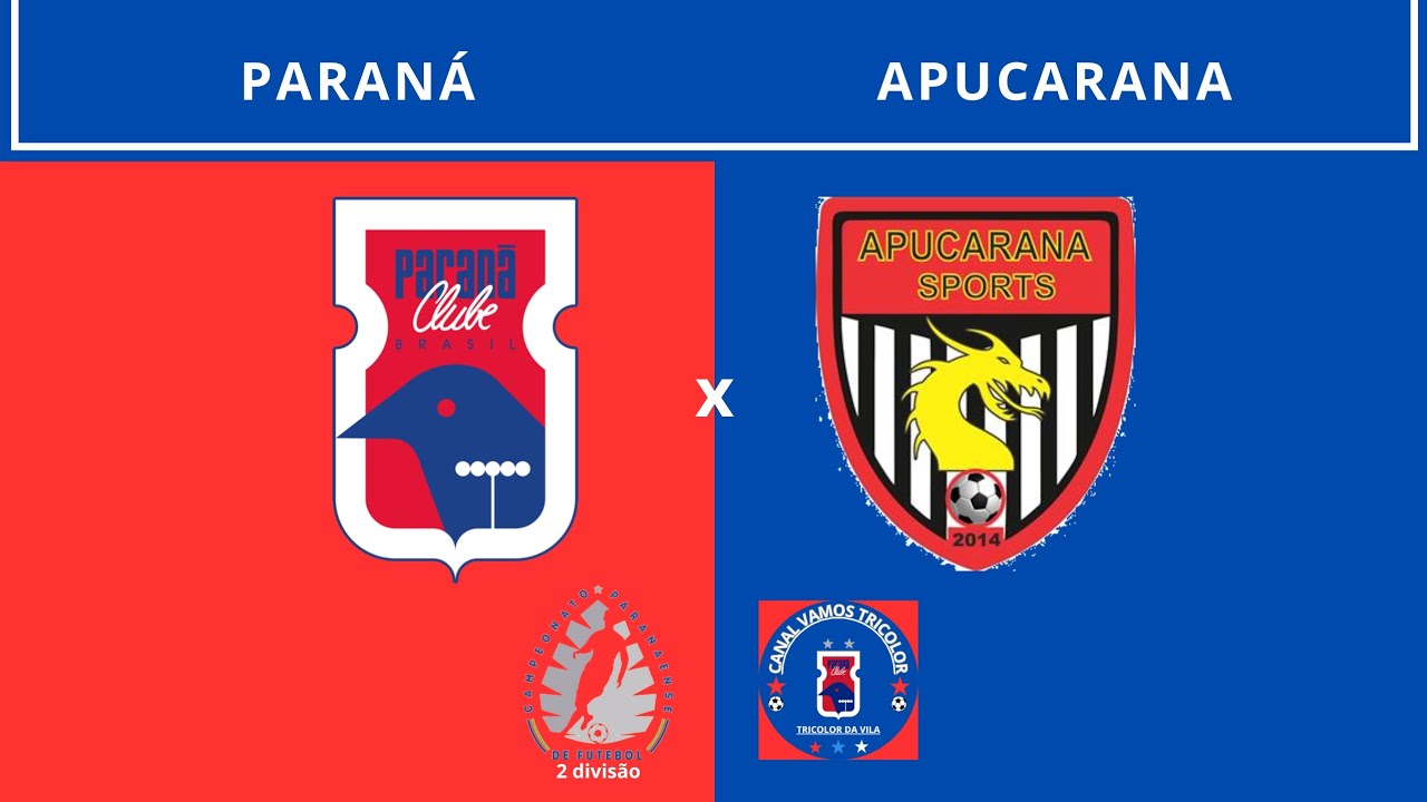 PARANÁ X APUCARANA SEGUNDA DIVISÃO PARANAENSE 2024 - YouTube