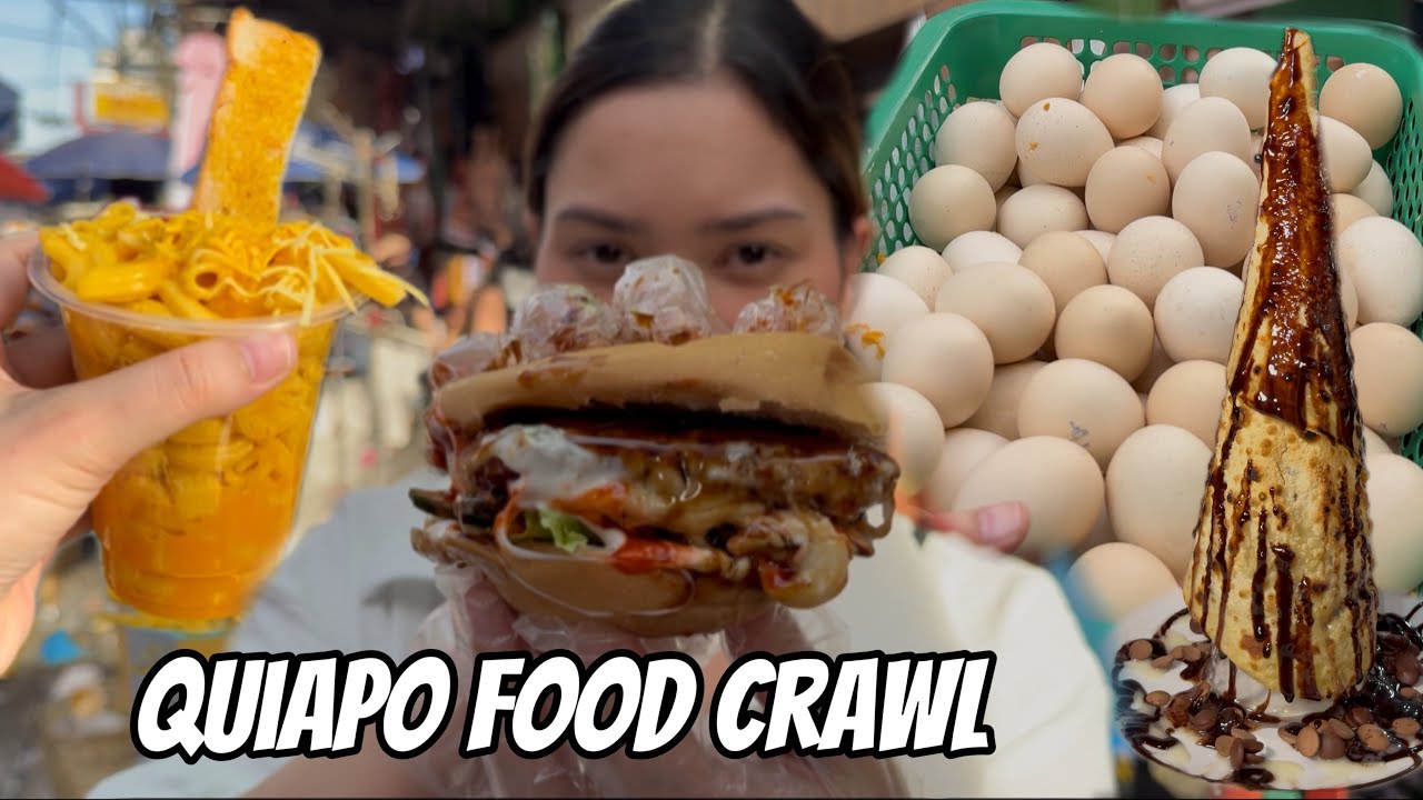 Quiapo Carriedo FILIPINO Street Food Tour! Ang sasarap ng mga pagkain ...