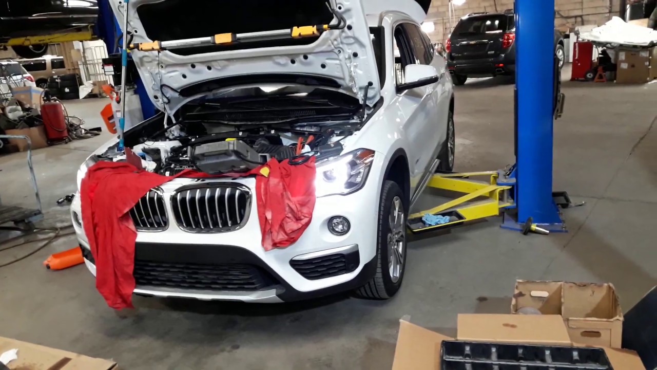 BMW X1 2018 /2.0 TURBO - Showing the repaired rockers. - YouTube