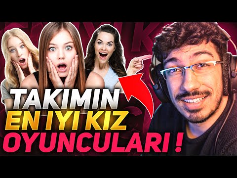 TAKIMIN EN İYİ KIZ OYUNCULARI !! OHAA HİLE GİBİ OYNUYORLAR !! ( Fortnite Battle Royale Türkçe )