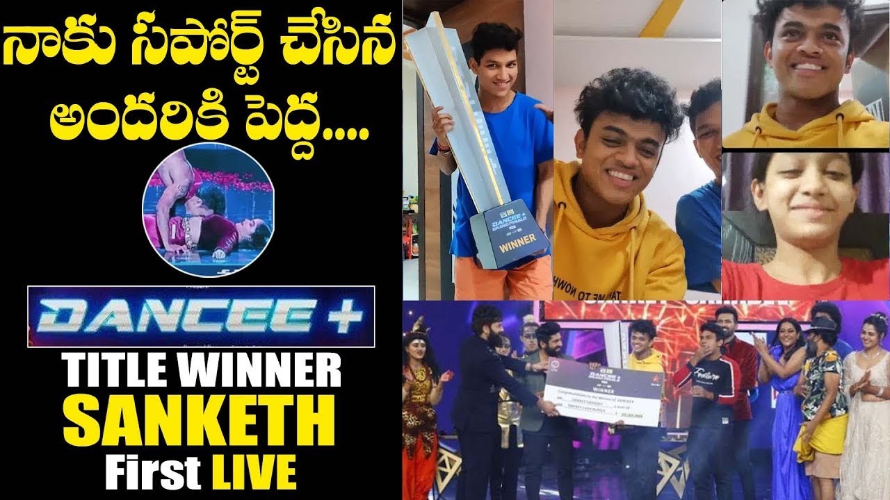 Sanket Sahadev First Live After Winning Dance plus Title - YouTube
