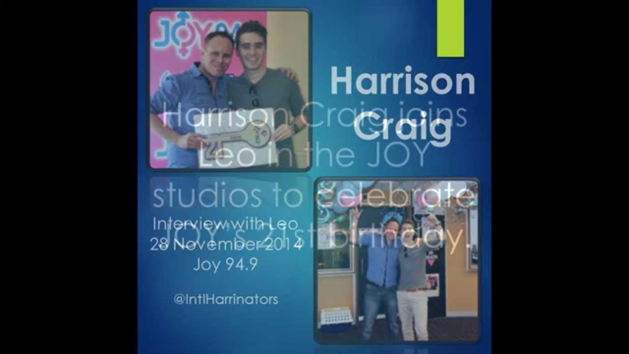 Harrison Craig - radio interview by JOY 94.9 (28 Nov 2014) - YouTube