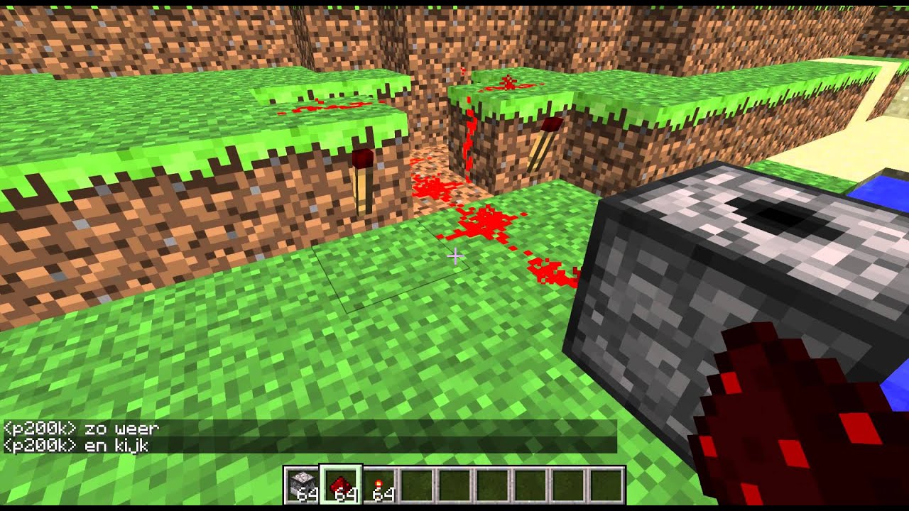 Minecraft redstone gun : Dutch - YouTube