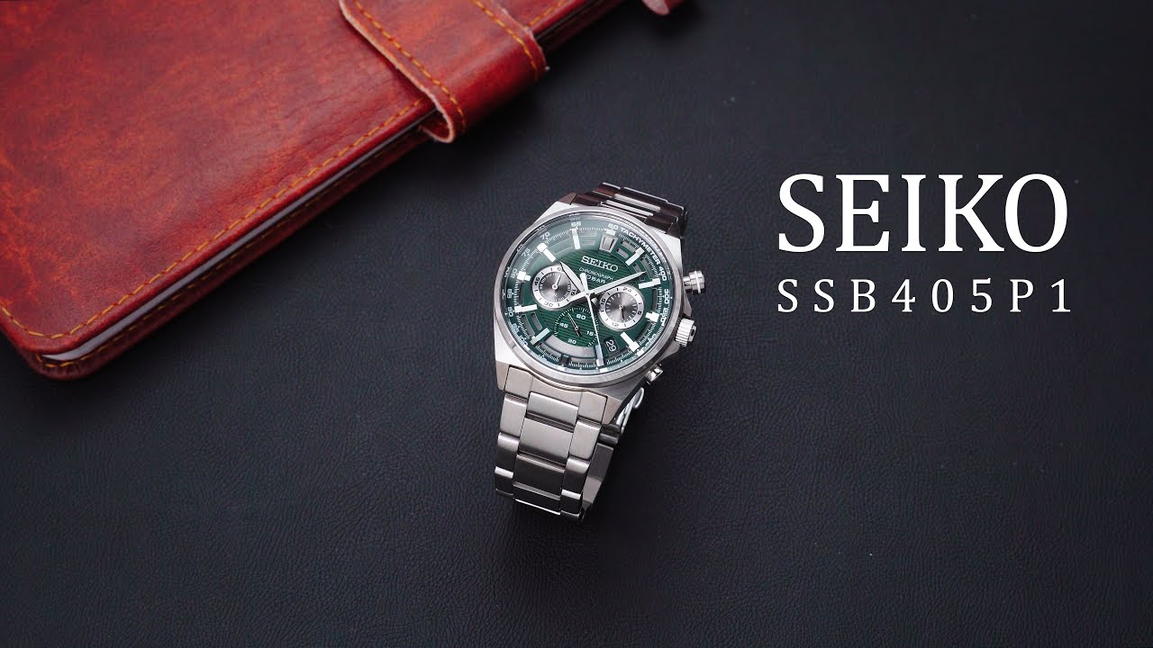 Review đồng hồ Seiko SSB405P1 thiết kế 3 núm điều chỉnh tính năng ...