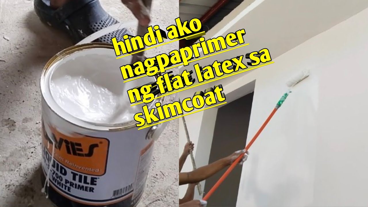 matibay na primer sa skimcoat davies liquid tile primer - YouTube